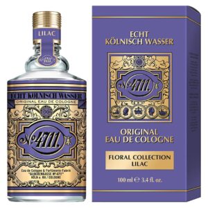 4711 floral collection lilac for unisex eau de cologne spray, 3.4 ounce