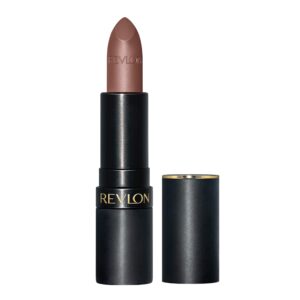 revlon super lustrous the luscious mattes lipstick, high impact with moisturizing velvety formula, spiced cocoa, 0.74 oz