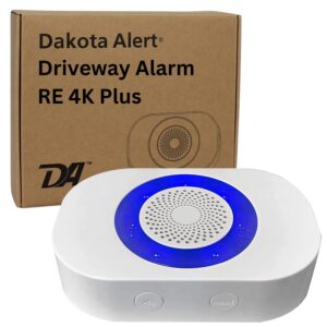 dakota alert wireless receiver- re-4k plus- up to 1 mile operating range - compatible with all dakota alert 4000 series sensors: sbb-4000, dcht-4000, dcmt-4000, dcpt-4000, and ut-4000 transmitters