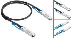 macroreer 100g qsfp28 dac cable - 100gbase-cr4 qsfp28 to qsfp28 passive direct attach twinax copper cable compatible with mellanox mcp7h00-a01, 1-meter (3.3ft)