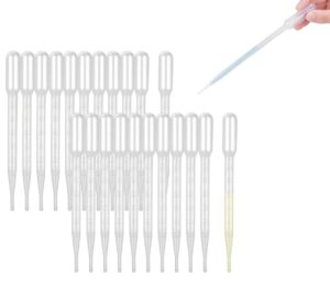 pack of 100 3ml plastic transfer pipettes eye dropper,essential oils pipettes dropper makeup tool