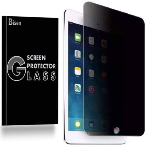 [bisen] fit for ipad 10.2 (7th gen, 2019) privacy screen protector tempered glass, anti-spy screen, anti-scratch, anti-shock, bubble free, lifetime protection & replacement