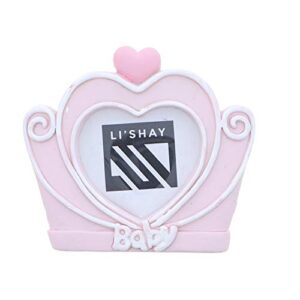 li'shay mini pink heart baby photo frame