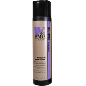 watercolors semi permanent color depositing shampoo. sulfate & paraben free to maintain & enhance hair color 8 fl oz - violet washe