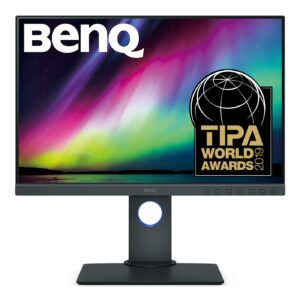 benq sw240 photovue 24 inch color accuracy ips monitor for photography (renewed)