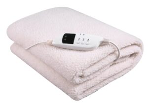 deluxe fleece massage table warmer, w/ 12 foot power cord. for use with massage tables only, do not use as a bed blanket warmer. note it does not get hot! maximum temperature is about 88 degrees f