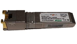 sonicwall sfp+ 10gbase-t transceiver copper rj45 module