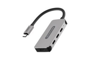 sitecom cn-385 interface hub usb 3.2 gen 1 (3.1 gen 1) type-c 5000 mbit/s aluminium, black