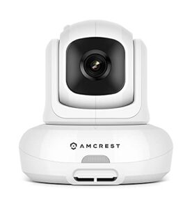 amcrest add-on camera unit ac-2, video baby monitor camera, two-way audio, motion detection, pan/tilt/zoom, temperature sensor, night vision, (ac-2-c)