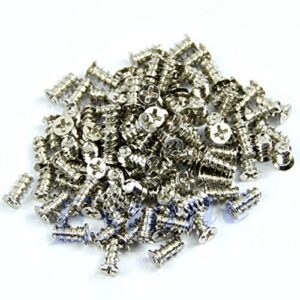 screw occus carburizing steel 100pcs silver computer pc case cooling fan heat dissipation screws fixer sale set screws