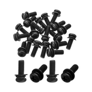 mromax m5 x 14mm carbon steel phillips pan head machine screws bolts combine with spring washer and plain washers 20pcs