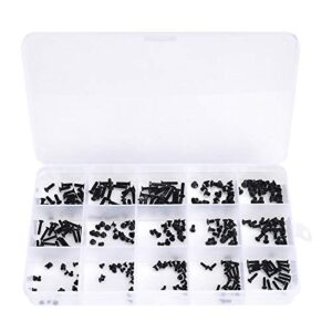 screw 300pcs new notebook computer repair screw parts black metal laptop screws tool combination kit m2 m2.5 m-3