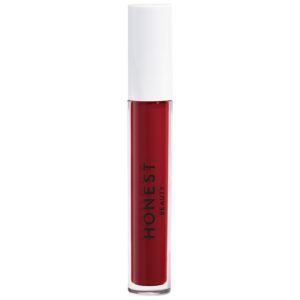 honest beauty hydrating liquid lipstick with hyaluronic acid + avocado oil | ewg verified, vegan + cruelty free | love, .12 fl oz