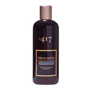 -417 dead sea cosmetics replenishing moisture mineral shampoo - cleansing & nourishing - perfect solution for beautiful healthy hair - with aloe vera & sweet almond oil 11.83 fl oz.