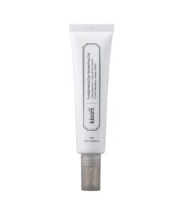 [dearklairs] fundamental eye awakening gel 35ml | vegan, improves dark circles with de-puffing and anti-oxidizing for bags, puffy under eye treatment for women