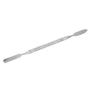 salmue modeling scar wax with stainless steel double ended spatula applicator special effects fx makeup tool for theatrical makeup and halloween fake wound moulding scars prosthetics(l)