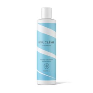 bouclème hydrating hair cleanser - cleanses scalp and hair - mild low foaming - sulphate free - volumizing - nourishes hair - 98% naturally derived ingredients and vegan - 10.1 fl oz