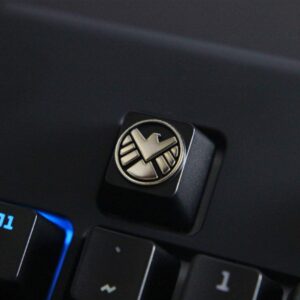 mugen agents of shield custom themed keycaps for cherry mx switches - fits most mechanical gaming keyboards - with keycap puller