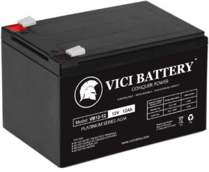 vici battery vb12-12 - 12v 12ah f2 interstate batteries bsl1105 replacement battery brand product