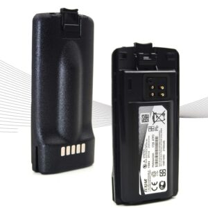 elxjar (2-pack) 7.4v 2100mah pmnn4434a li-ion battery compatible with motorola rmu2040 rmm2050 rmv2080 rmu2080 rmu2080d xt420 xt460 rmu rmv rmm series two way radio pmnn4434 pmnn4434ar