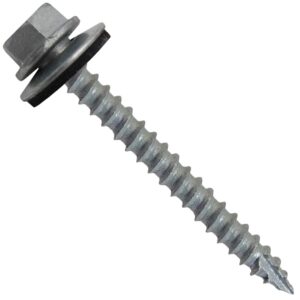 #14 metal roofing screws: (250) screws x 2-1/2" galvanized hex head sheet metal roof screw. self starting metal to wood sheet metal screws with epdm washer. for corrugated roofing