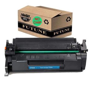 futune compatible (no chip) toner cartridge replacement for 58a cf258a 58x cf258x toner cartridge for use in laserjet pro 404 m404n m404dw mfp m428 m428dw m428fdn m428fdw printer (black, 1-pack)