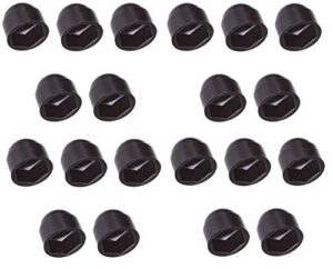 20x hex nut cover cap m4 to m30 protection bolt round hexagon dome black screw head car plastic (diameter m8 / hex 13mm)