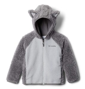 columbia toddler boys foxy baby sherpa full zip, city grey/columbia grey, 3t