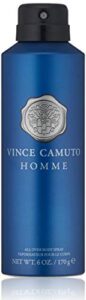 vince camuto homme body spray for men, 6 fl oz