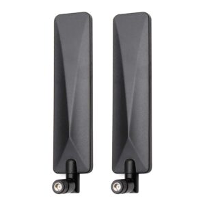 bingfu 4g lte cellular trail game camera antenna 9dbi rp-sma male (2-pack) compatible with spypoint stealth cam tactacam cuddeback camera wireless router security camera