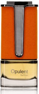 al haramain opulent saffron - cologne for men - long lasting perfume for men - arabian perfume for men - men's cologne - oriental fragrance - 3.33 oz