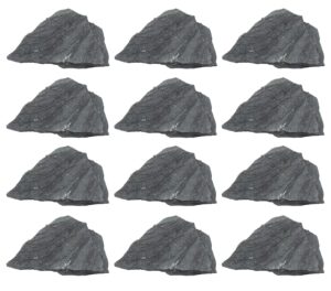 eisco 12pk raw slate, metamorphic rock specimens - approx. 1" - geologist selected & hand processed - great for science classrooms - class pack