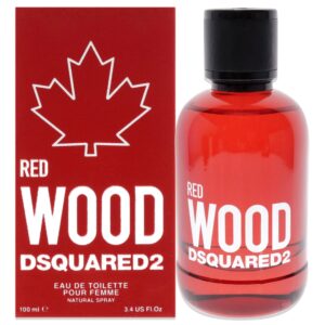 dsquared2 red wood women edt spray 3.4 oz