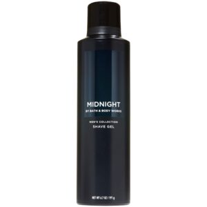 bath & body works midnight men's collection shave gel 6.7oz