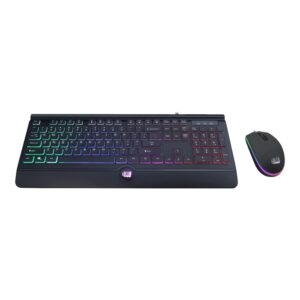 adesso easytouch 137cb illuminated gaming keyboard & mouse combo