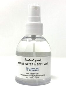 kindred goods marine water & driftwood hair & body mist spray 5 fl oz