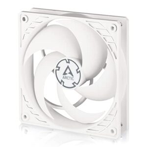 arctic p12 pwm pst - pc fan, 120mm case fan with pwm sharing technology (pst), pressure-optimised, quiet motor, computer, fan speed: 200–1800 rpm (0 rpm <5%) - white