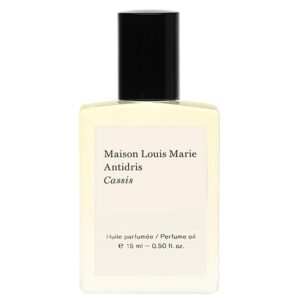 maison louis marie - antidris cassis natural roll-on perfume oil | luxury clean beauty + non-toxic fragrance (0.5 fl oz | 15 ml)