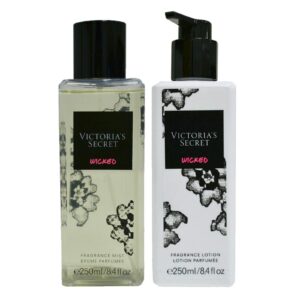 victoria's secret mist & lotion gift set combo in wicked