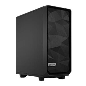 fractal design fd-c-mes2c-01 meshify 2 compact black solid atx mid tower computer case (black)