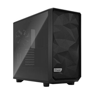 fractal design meshify 2 black atx flexible light tinted tempered glass window mid tower computer case