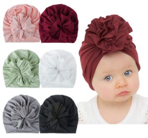 weradau baby-girls turban,baby girl hat,turban hats for infant toddlers girls, baby turban hats with bow cap