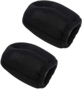 2 pieces hair dryer sock diffuser cover prevents heat damage and controls frizz fit for hairstyling accessories black a