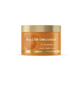 avalon organics skin moisturizer with vitamin c, 1.7 oz, dermatologist tested, plant-based formula, cruelty-free