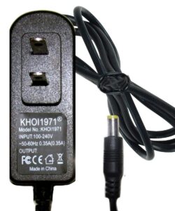 khoi1971 wall charger ac adapter power cable cord compatible with nickelodeon paw patrol e cruiser chase ride on 6v-volt battery charger ac adapter not created or sold by nickelodeon