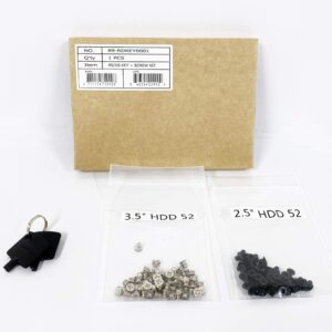 synology spare parts 89-rdkey0001 hdd screws and dry block key spare parts set for dri-block models for synology nas