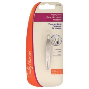 sally hansen mighty mini slant-tip travel tweezer 1 ea