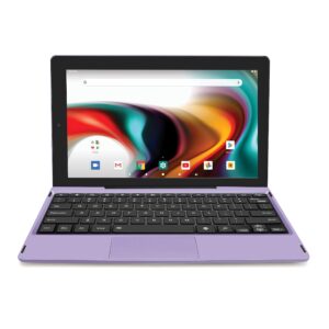 rca 11 delta pro 11.6 inch quad-core 2gb ram 32gb storage ips 1366 x 768 touchscreen wifi bluetooth with detachable keyboard android 10 tablet (lavender)