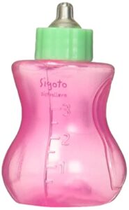 distroller neonate nerlie purple bottle with bonus pink burp rag - mexico exclusive ksimerito