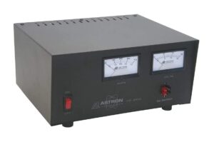 astron rs-35m-ap desktop 13.8vdc linear power supply with meters and anderson power poles, 35a peak, 25a continuous